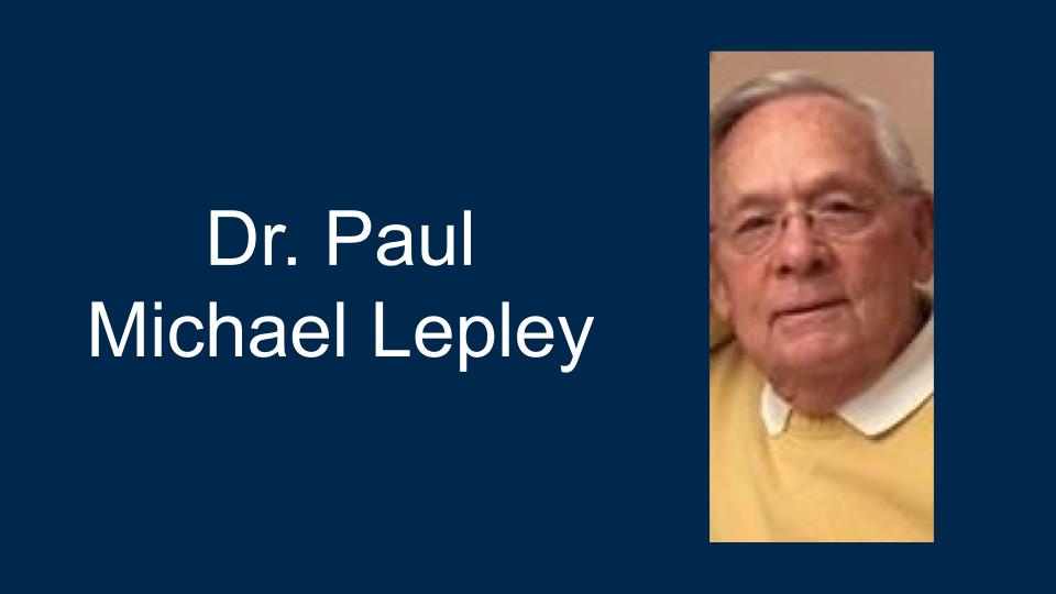 Paul Michael Lepley - Michigan Giving